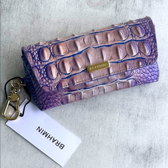 Brahmin | Accessories | Brahmin Elora Very Peri Melbourne Purple Lth ...